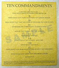 Ten Commandments - 001
